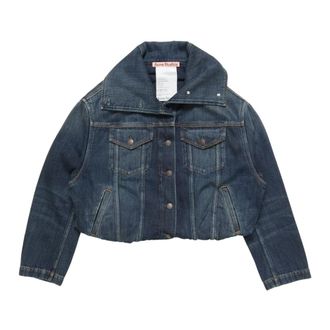 Acne Studios Cropped Denim Jacket - - Jackets - Damen - Blau - XS