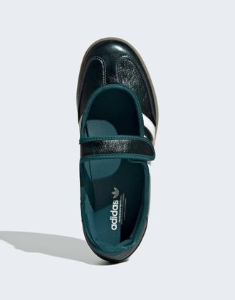 adidas Originals Samba Jane - Chaussures - Vert intense/blanc cass&eacute;/caoutchouc