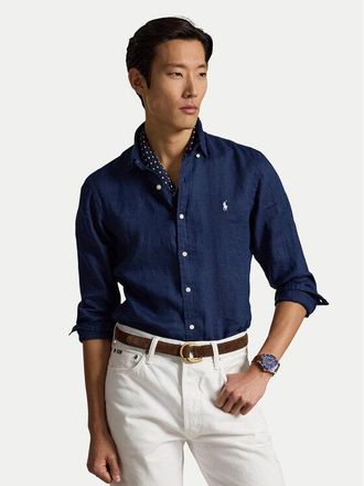 Polo Ralph Lauren Hemd 710968915506 Dunkelblau Slim Fit
