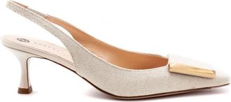 Roberto Festa Milano Femme, Chaussures, Beige, Taille: 40 EU Arienne Slingback