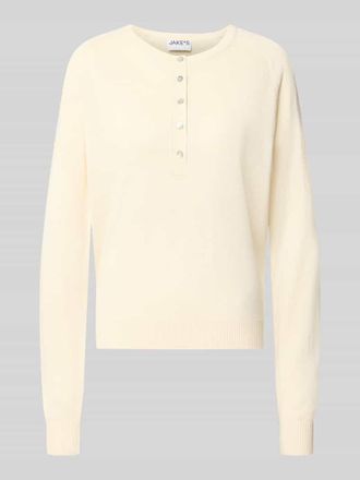 Jake*s Casual Henley-Shirt mit Knopfleiste