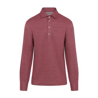 Brunello Cucinelli Homme, Tops, Rose, Taille: M Polo en jersey