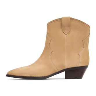 Cesare Gaspari Niedrige Schaft Cowboy Stiefel Hazel - Beige - - Shoes - Damen - Beige - 37 EU
