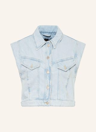 HUGO BOSS Jeansweste blau