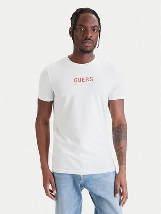 Guess T-Shirt U6GM01 K6YW1 Wei&szlig; Regular Fit