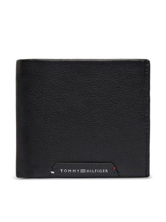 Tommy Hilfiger Geldb&ouml;rse Th Corp Cc Flap And Coin AM0AM14780 Schwarz