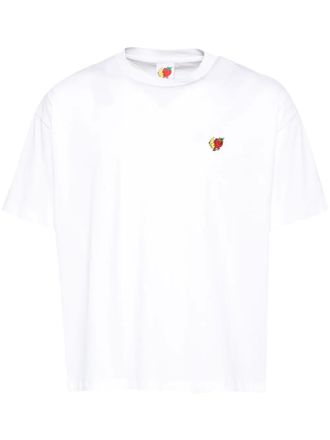 Sky High Farm t-shirt &agrave; logo brod&eacute; - Blanc