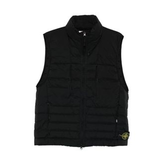 Stone Island Homme, Vestes, Bleu, Taille: M Quilted Vest