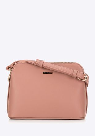 Wittchen Damen-Umh&auml;ngetasche aus &Ouml;ko-Leder, zwei F&auml;cher, rosa