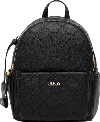 Liu Jo Bequemer, praktischer und geräumiger Rucksack mit doppeltem Reißverschluss. Verfügt über zwei Innentaschen, eine davon mit Reißverschluss. Eine Frontt