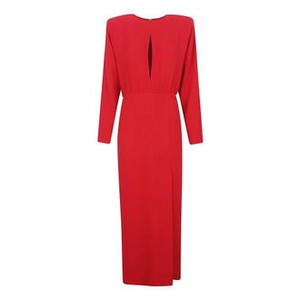 Valentino Garavani Langes Seidenkleid - - Dresses - Damen - Rot - XS