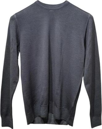 Fedeli Rundhals-Strickwaren - - Knitwear - Herren - Grau - 2XL