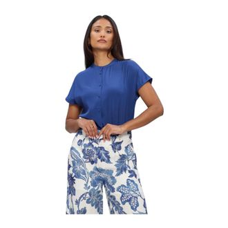 Kudibal Copenhagen Vidaea Bluse - - Blouses & Shirts - Damen - Blau - M