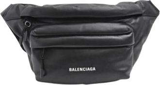 Balenciaga unisex, Pre-owned, Noir, Taille: ONE Size Pre-owned Cuir sacs-balenciaga
