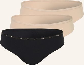 HUGO BOSS 3er-Pack Slips Micro beige
