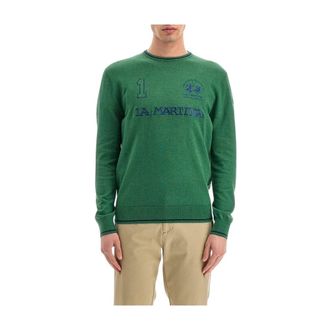 La Martina Gestrickter Pullover in Gelb - - Knitwear - Herren - Gr&uuml;n - S