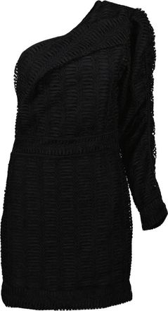 Iro Iro, Femme, Robes, Noir, Taille: 40 FR Robe Asymétrique Brodée Dannie