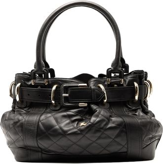 Burberry Shopper - Large Quilted Leather Beaton Tote - Gr. unisize - in Schwarz - f&uuml;r Damen