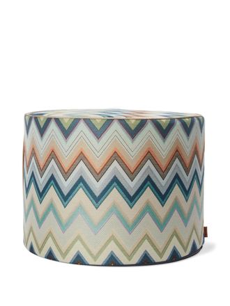 Missoni Home Agadir Hocker 40cm x 30cm - Blau