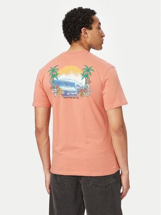 Quiksilver T-Shirt EV Barrel Paradise EQYZT08285 Hellrosa Regular Fit