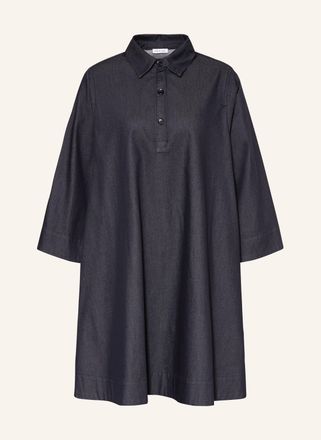 Mrs & Hugs Mrs & Hugs Hemdblusenkleid In Jeansoptik blau