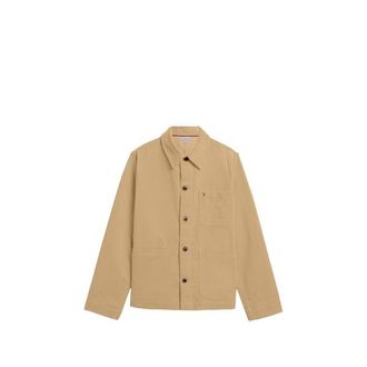 Tommy Hilfiger Surchemise droite col classique c&ocirc;tel&eacute;e en coton
