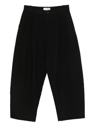 STUDIO NICHOLSON Plissierte Hose - Schwarz