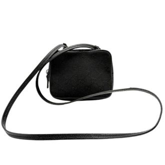 Gucci Sac bandouli&egrave;re GG Canvas Pre-owned - Femme - Pre-owned - Noir - Taille: ONE Size