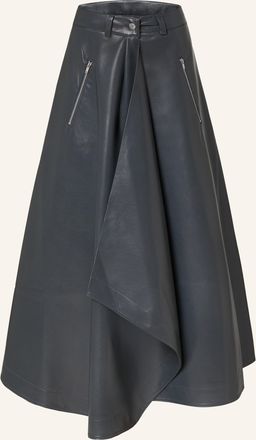 Nanushka Rock Neith In Lederoptik blau