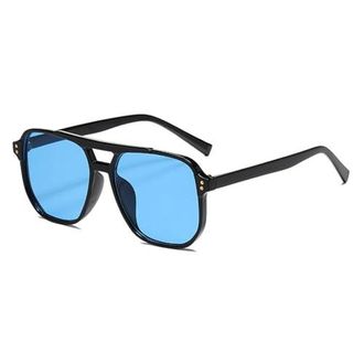 Generic Lunettes De Soleil D&eacute;coratives For Hommes Et Femmes, Id&eacute;ales For Les Vacances D&eacute;placements. Convient &Eacute;galement Aux Sports Plein Air(Blue)