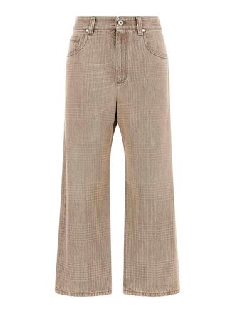 Brunello Cucinelli Jean Droit - Prince Of Wales