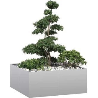vidaXL Jardini&egrave;re 100x100x40 cm acier galvanis&eacute; - Vidaxl