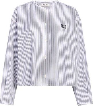 Miu Miu Chemise courte en coton