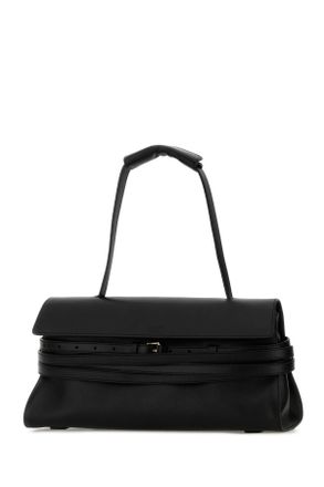 Moschino Womens Black Nappa Leather Shoulder Bag Nero Borse A Mano