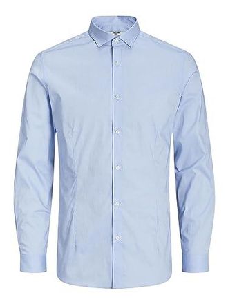 Jack & Jones Jack & Jones Chemise pour Homme, Coupe ajust&eacute;e, Bleu Cachemire/Coupe : Super Slim, XXL