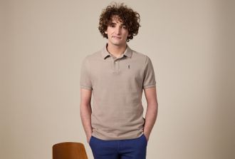 Bexley Andy II - Polo homme beige clair