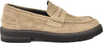 Moma Moma, Homme, Chaussures, Beige, Taille: 44 EU Mocassins en daim