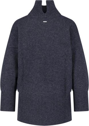 Calvin Klein High-Neck Wool Sweater