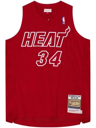 Mitchell & Ness t-shirt Christmas Day NBA Miami Heat 2012 Ray Allen - Rouge