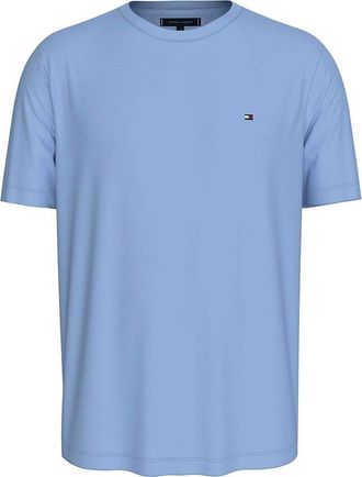 Tommy Hilfiger Herren T-Shirts Kurzarm Essential Regular Fit Rundhalsausschnitt, Blau (Vessel Blue), XL