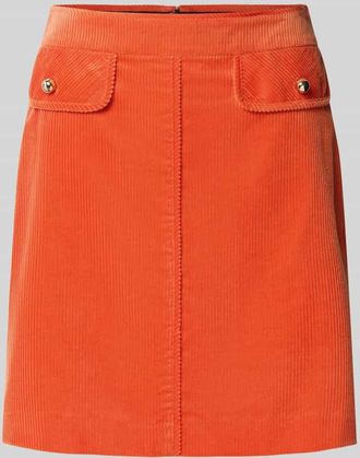 Marc Cain Minirock aus Cord mit Pattentaschen