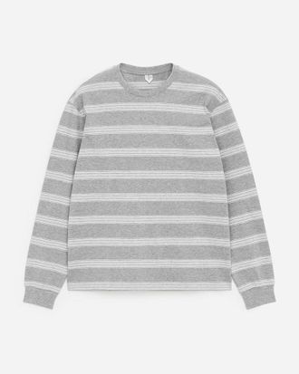 Arket Lockeres Langarmshirt -Grau