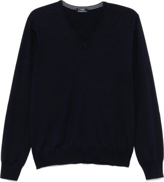 Barba Pullover aus Schurwolle - Blau