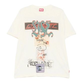 Diesel Diesel T-shirts und Poloshirts - - Tops - Herren - Wei&szlig; - XL