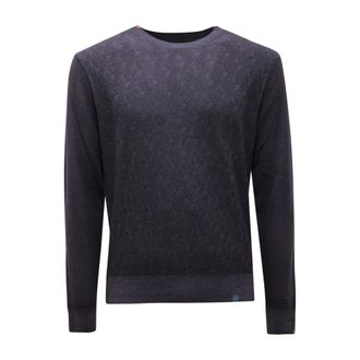Bob Homme, Pulls, Bleu, Taille: M Pull Torsadé en Laine