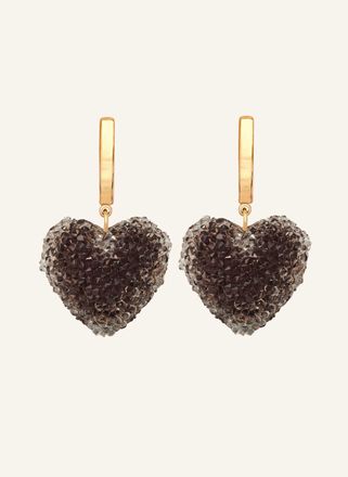 Crystal Haze Crystal Haze Creolen Jelly Heart Chocolate By Glambou gold