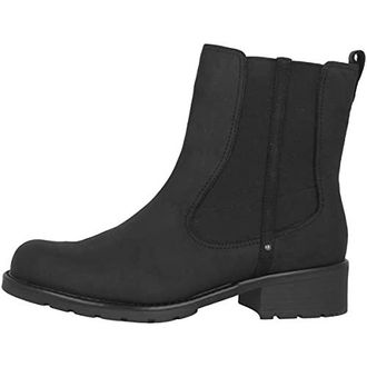 Clarks Orinoco Club, Bottes Chelsea Femme - Noir Black Leather - 37.5 EU