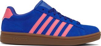 K-Swiss Damen Court TIEBRK II Sneaker, Dazzling Blue/Pink Lemonade/Gum, 41.5 EU
