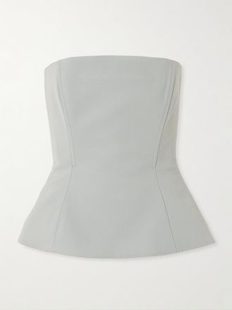 Jean Paul Gaultier Haut Bustier En Serge - Gris