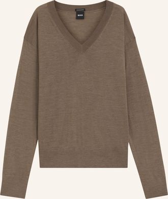 HUGO BOSS Pullover Freeslyn braun